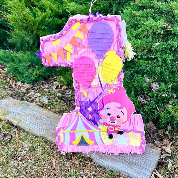 Other | Circus Plim Plim Colorful Number 1 Piata | Poshmark